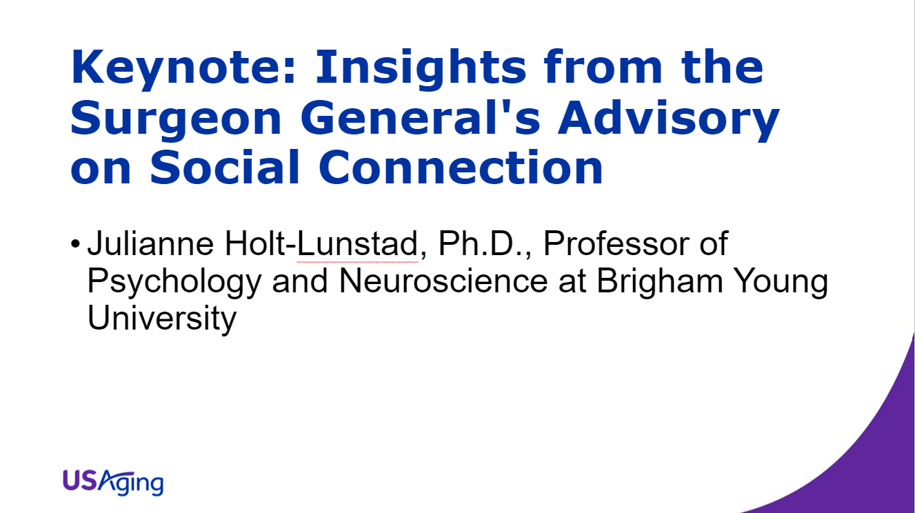 The Surgeon General's Advisory on Social Connection – Commit to Connect